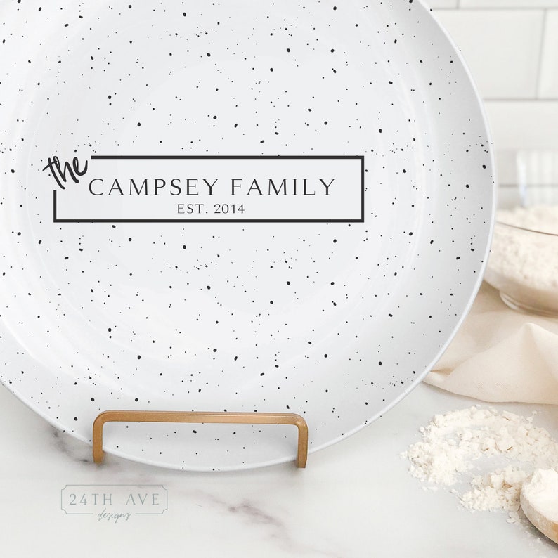 Family Name Plate With Established Family Date - Family Name Gift ...