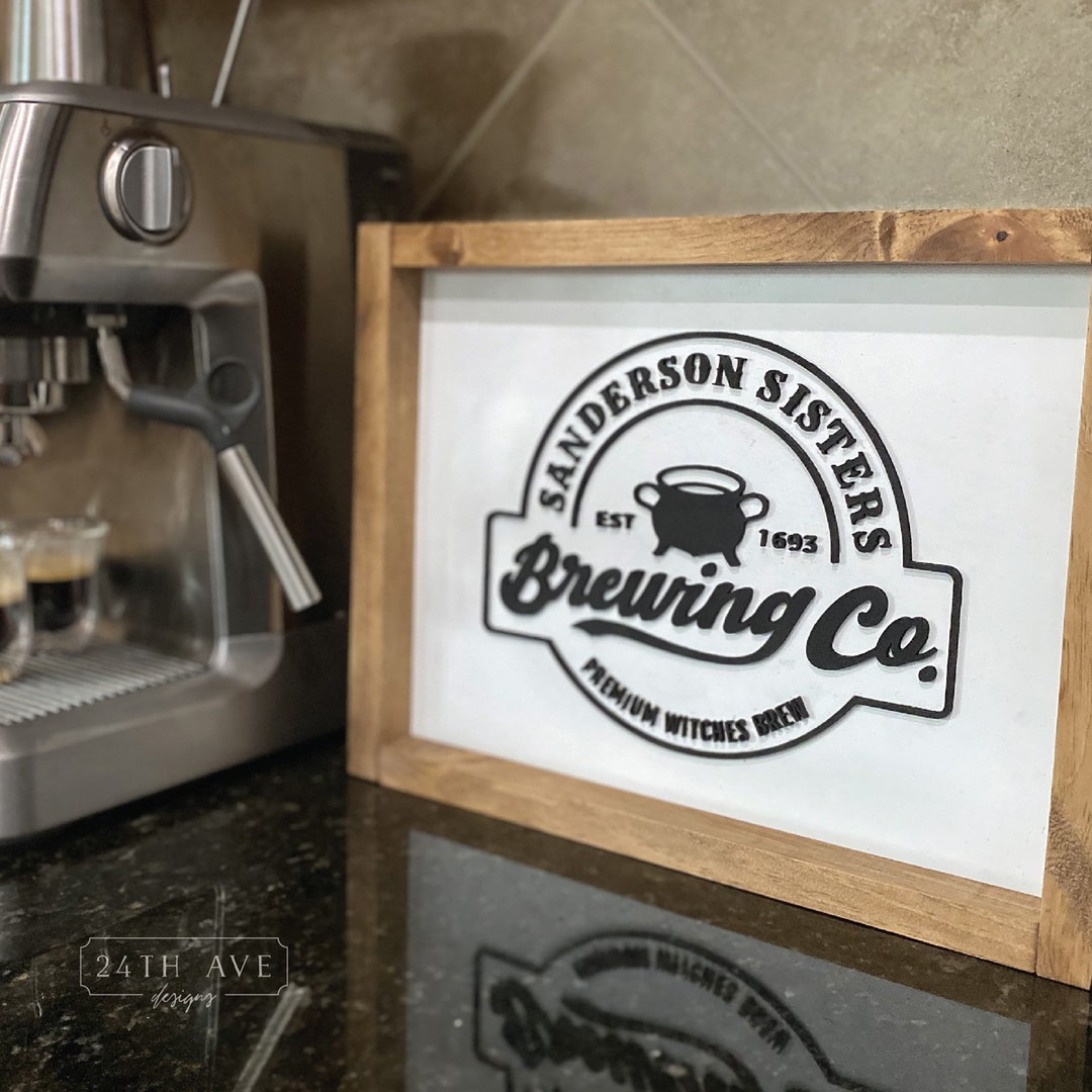 Sanderson Sisters Brewing Co., Halloween Wood Sign, Halloween Decor, 3d ...