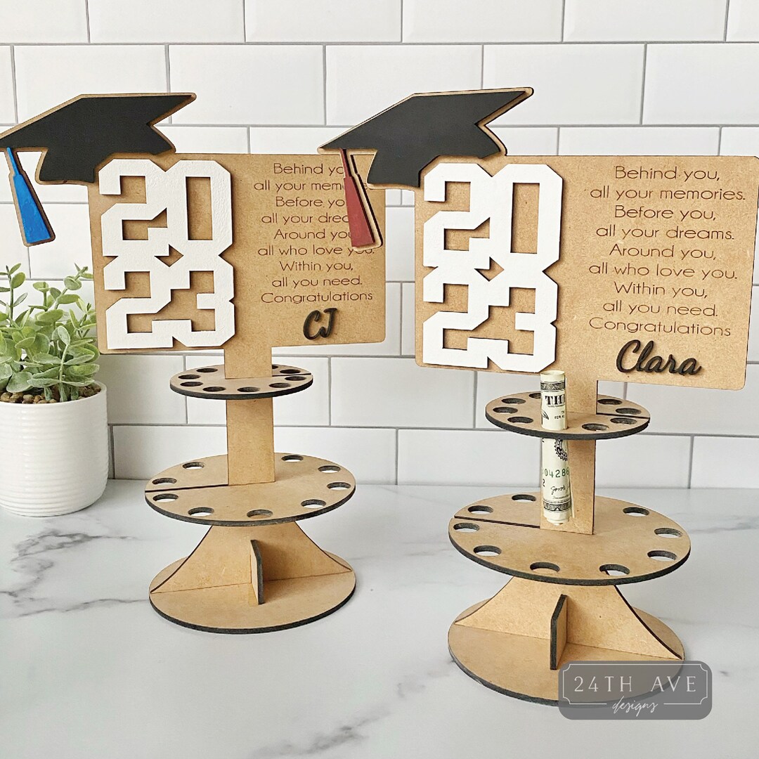 Graduation Money Cake Stand - Graduation Money Holder - Graduation ...