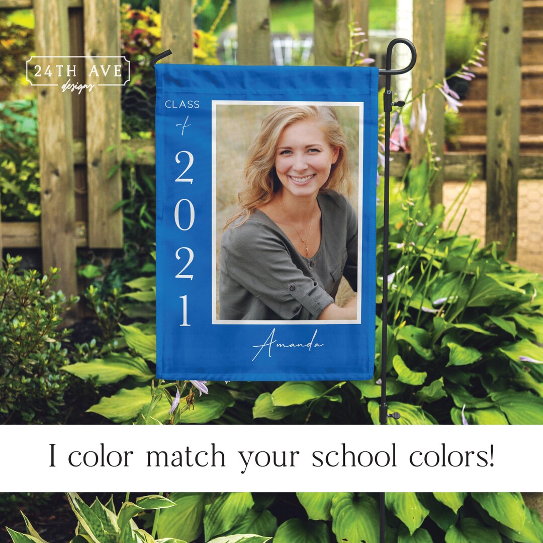 Graduation Yard Flag Senior Class of 2021 High School Senior Class of ...