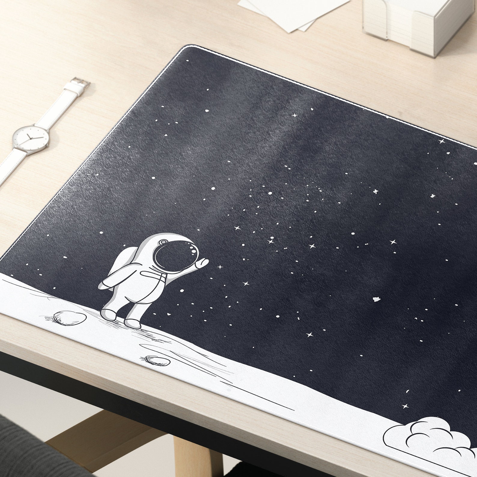 Kids Desk Mat astronaut Design Personalized Desk Mat | Etsy