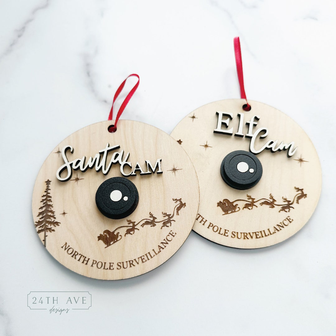 Santa Cam - Elf Surveillance - Christmas Cam - Santa Camera - Christmas ...