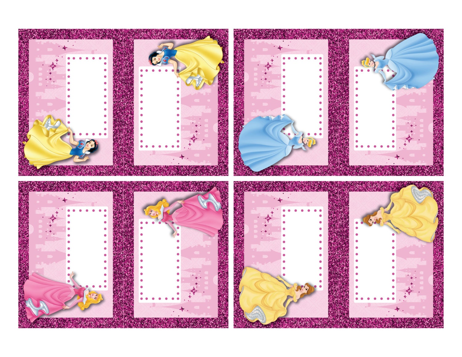 Food Table Labels - Children's Favorite Disney Princesses **newly Added ...