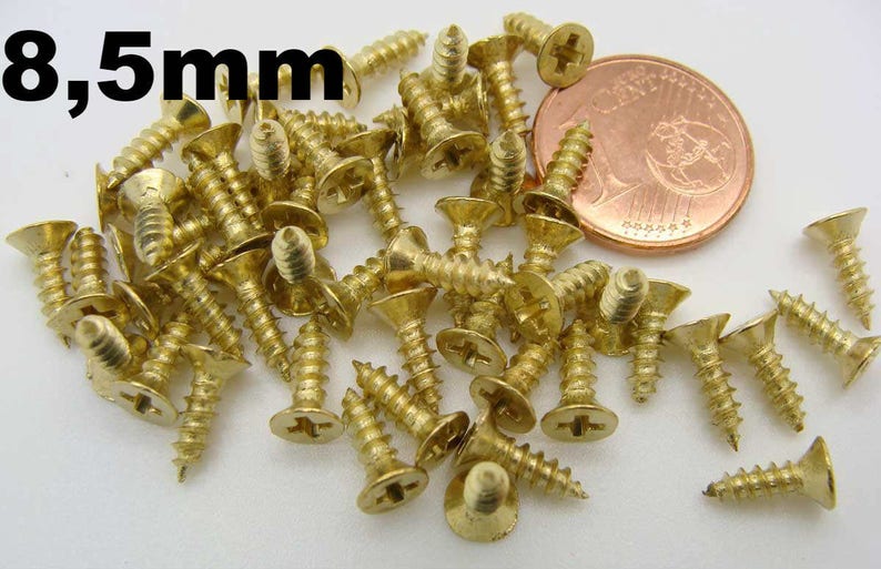 Mini-Vis petites 5 à 10mm pour cartonnage métal au choix vis - Etsy España