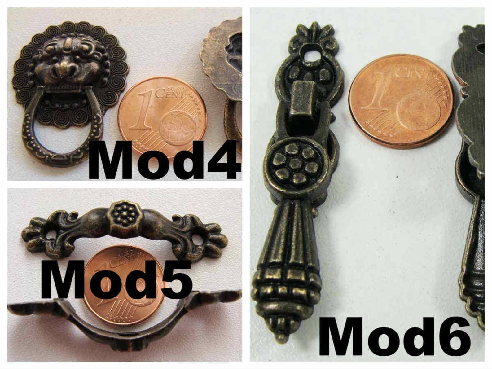 Poignée accessoire menuiserie métal couleur bronze Cartonnage - Etsy Italia