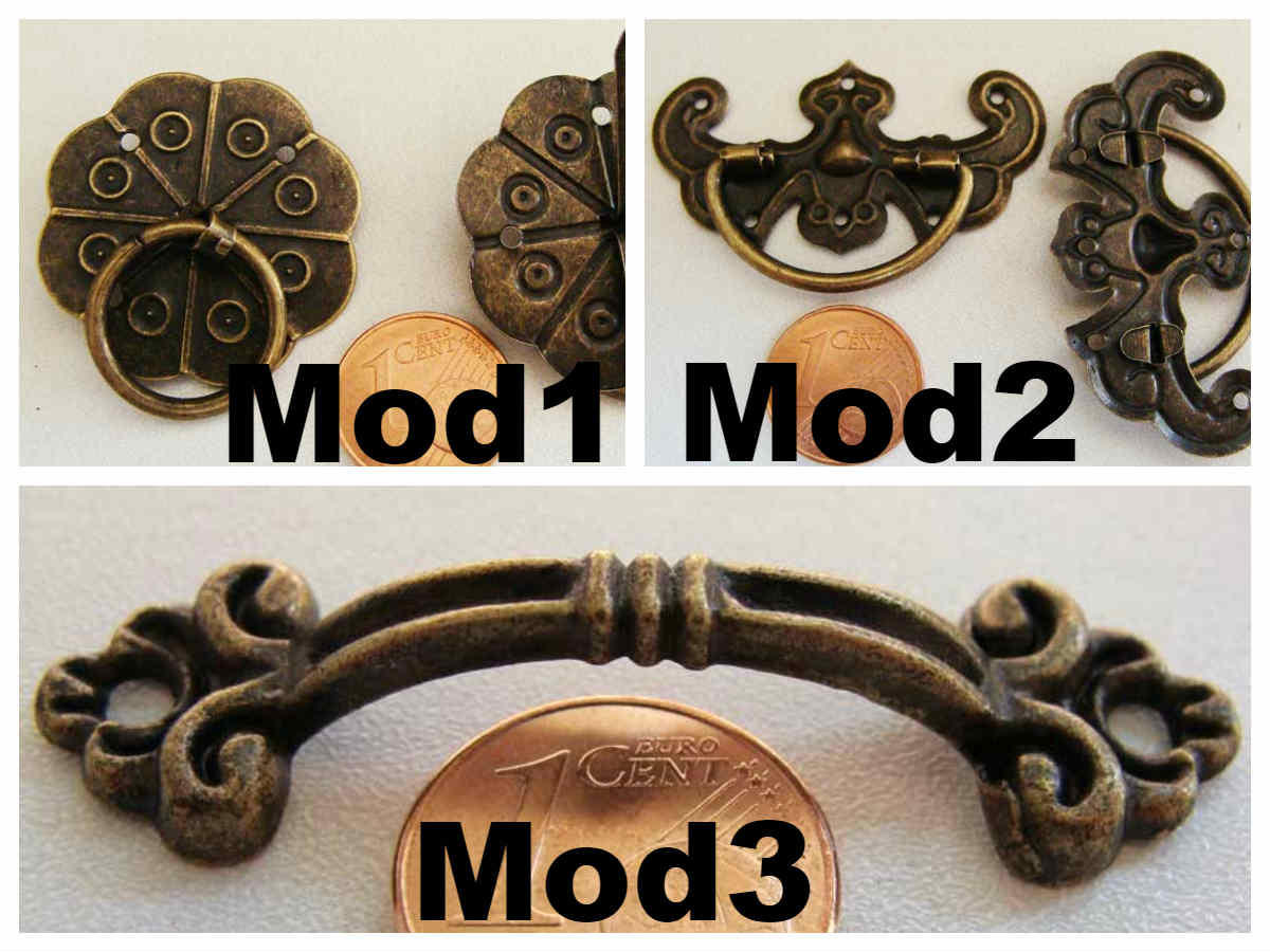 Poignée accessoire menuiserie métal couleur bronze Cartonnage | Etsy