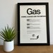Vintage British Gas Advert, Framed 1970s Advertisement, TV Poster, Wall ...