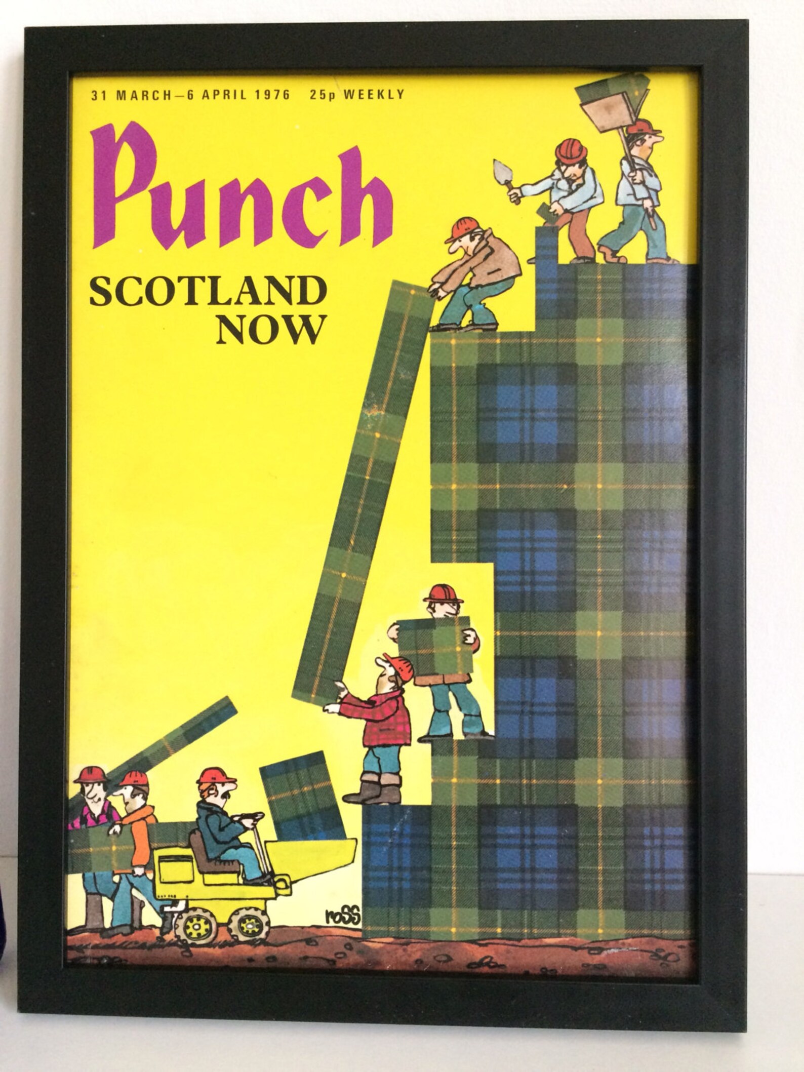 Original Vintage Punch Magazine Front Cover Scotland Now 1976 - Etsy