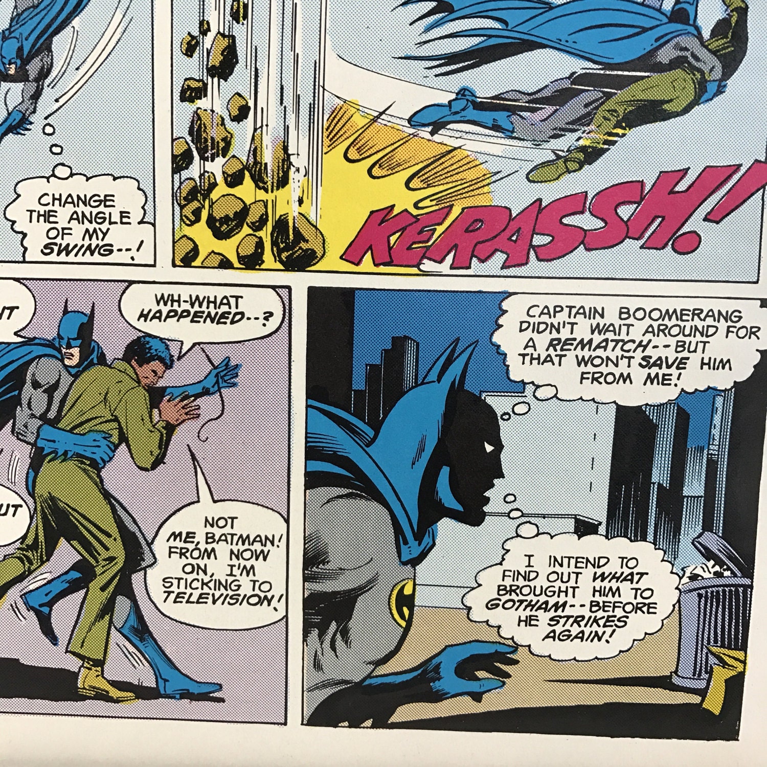 Retro Vintage Batman Comic Frame, Magazine Framed Poster, Wall Decor ...