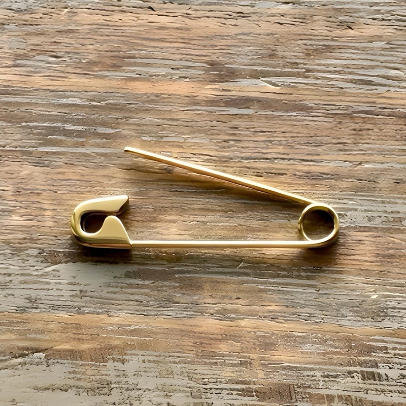 Safety Pin Earring - Etsy