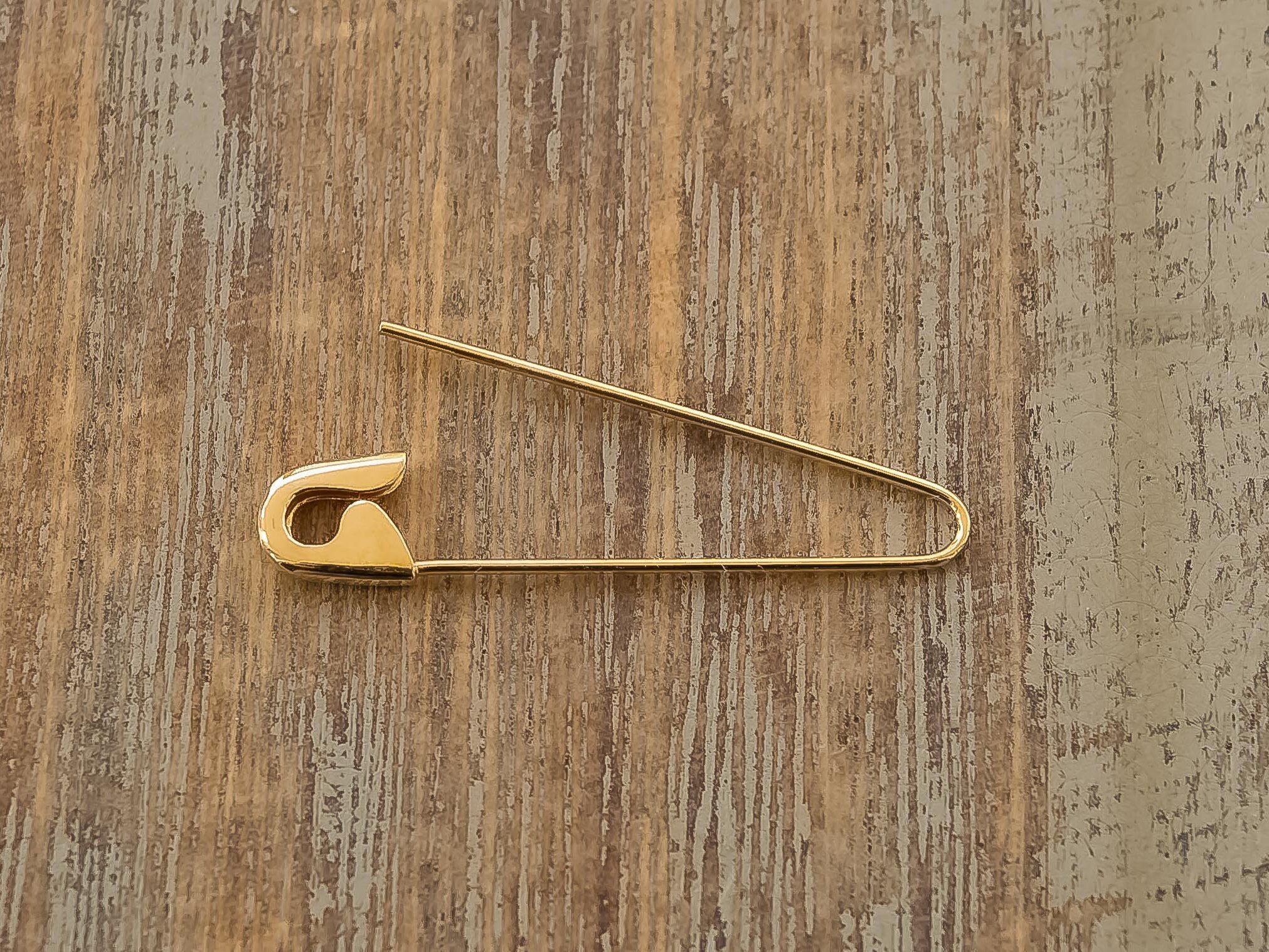 1.25 Inch gold safety pin movement solidarity pin safety pin | Etsy