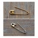 1'' Silver Safety Pin Mix and Match Colour Earrings - Etsy