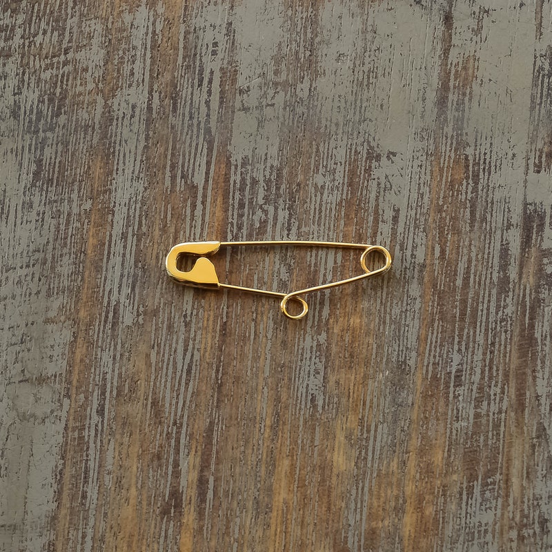 Vintage Safety Pin - Etsy