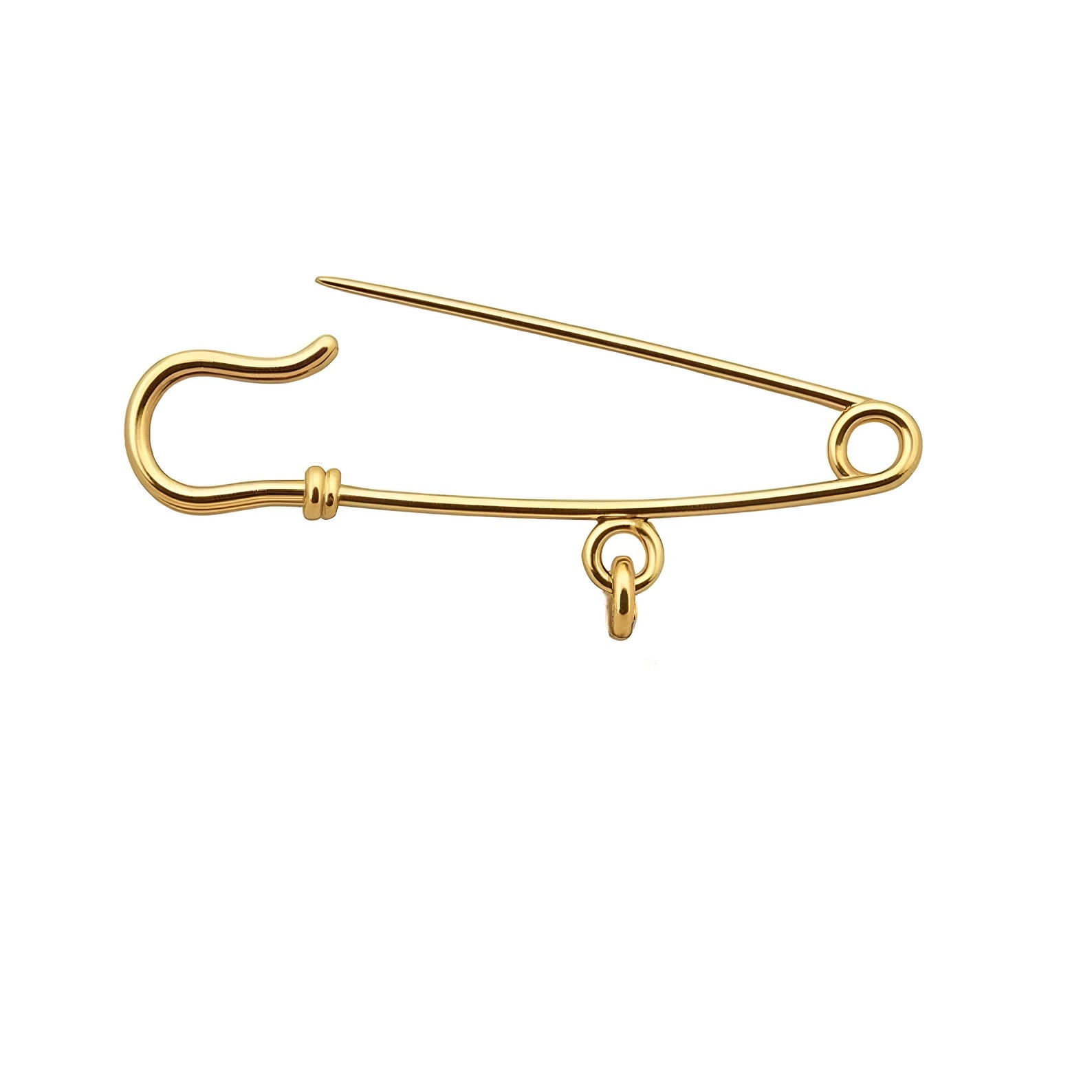 Gold Safety Pin Brooch: Minimalist Modern DIY Jewelry 1.25” - Etsy
