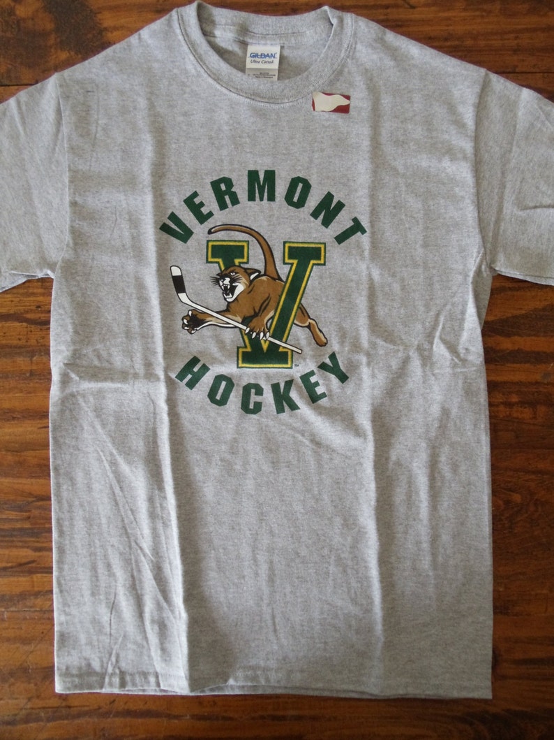 Adult University of Vermont UVM Hockey T-shirt Vermont - Etsy