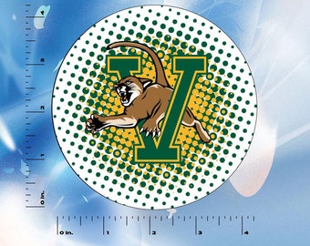 Catamount Head Sticker // UVM // University of Vermont // VCAT | Etsy