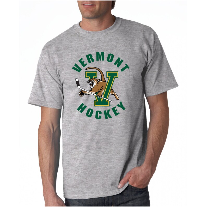Adult University of Vermont UVM Hockey T-shirt Vermont - Etsy