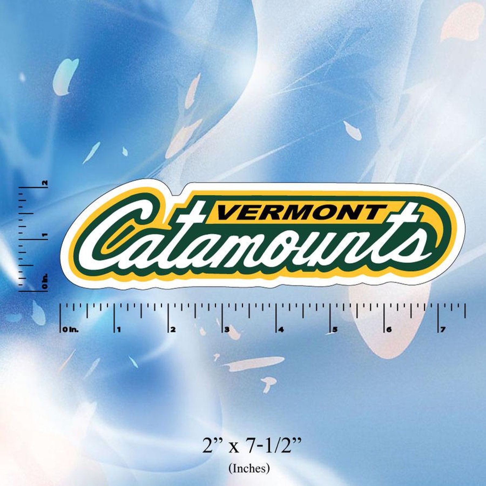 Vermont Catamounts Sticker // University of Vermont // UVM // - Etsy