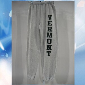 Vermont Sweatpants 10oz // Forest Green Vermont on Gray Sweatpants ...