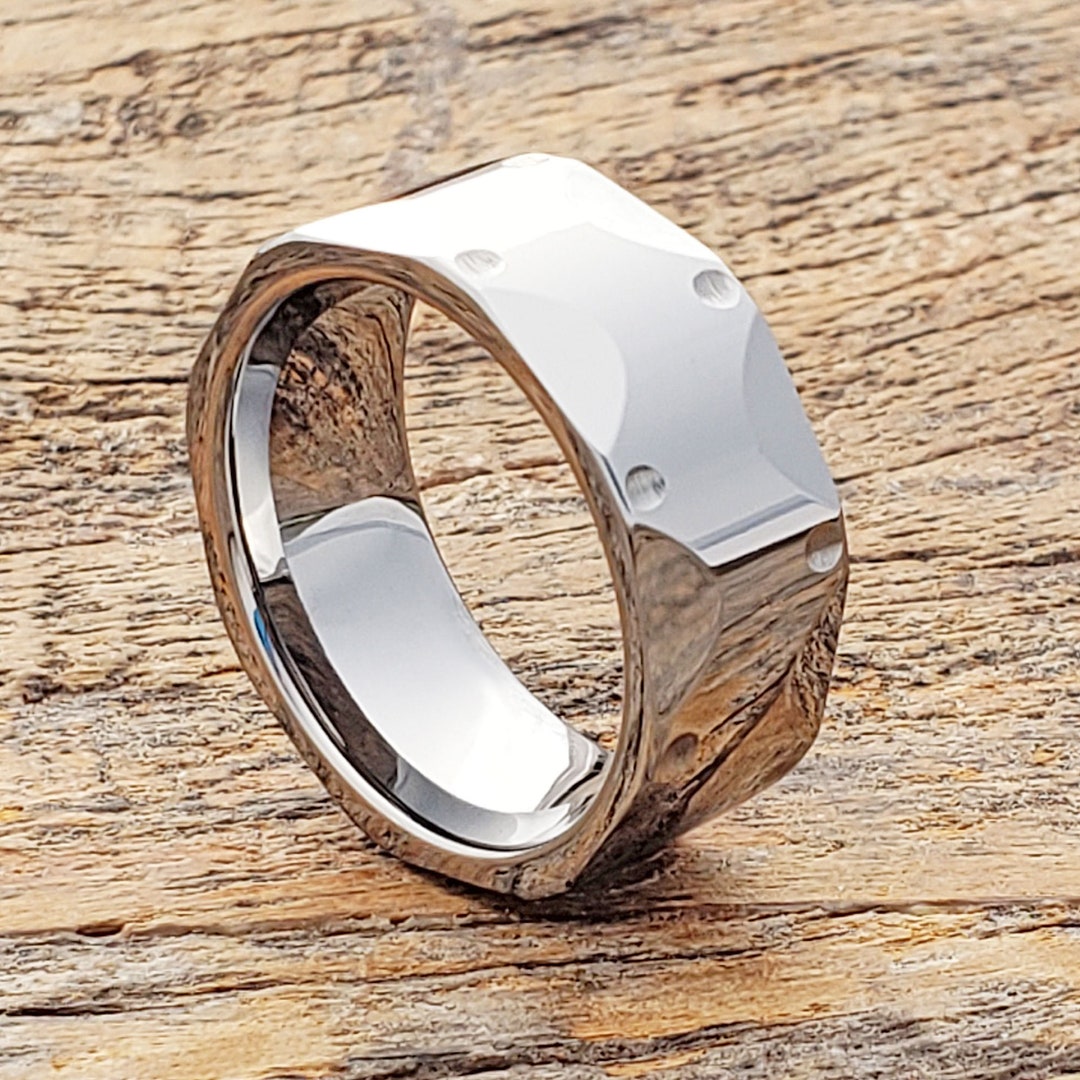 8mm, Simple Mens Ring, Tungsten Ring, Men Gift, Men Wedding Ring ...