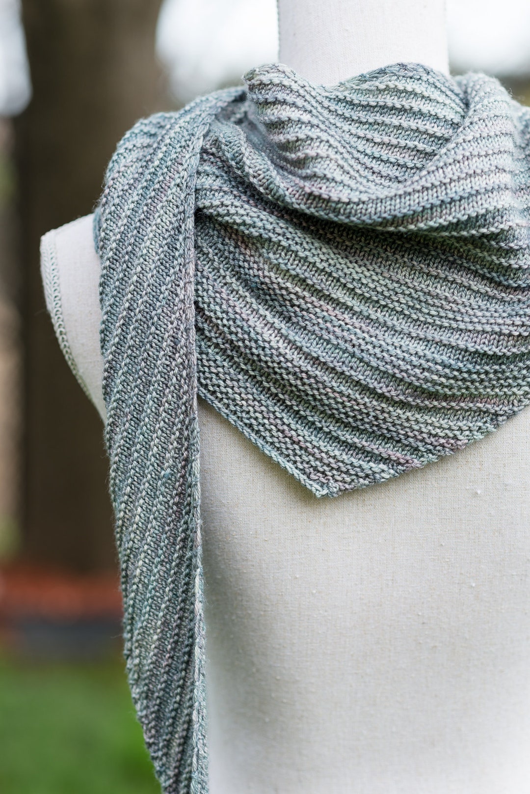 To the Sea Shawlette Scarf Knitting Pattern - Etsy