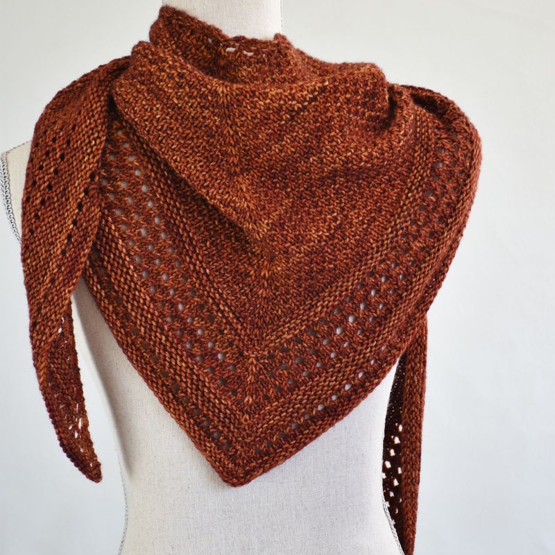 Hand Knit Shawl - Etsy UK