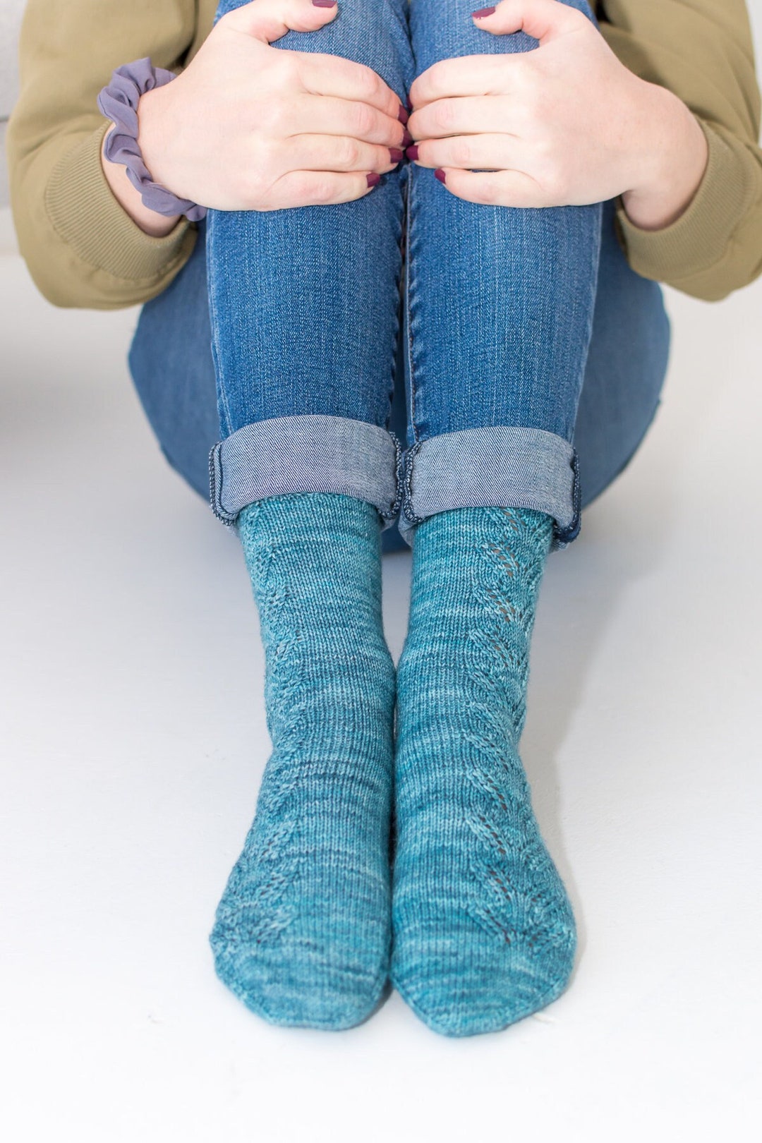 Solace Lace Sock Knitting Pattern - Etsy