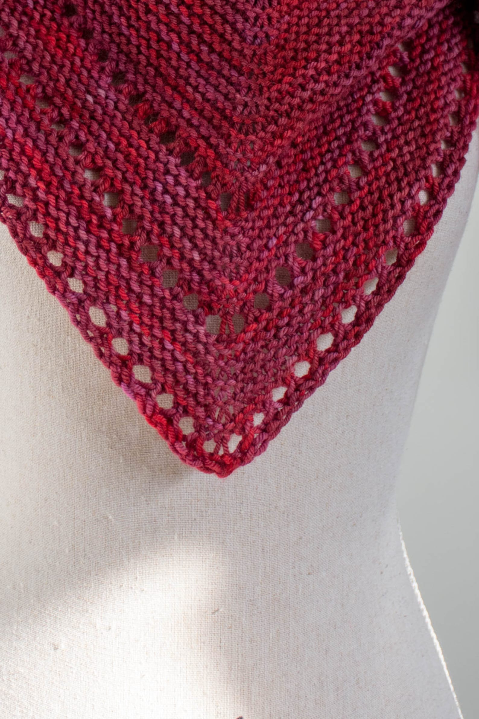 Garnet Eyelets Shawl Knitting Pattern - Etsy UK