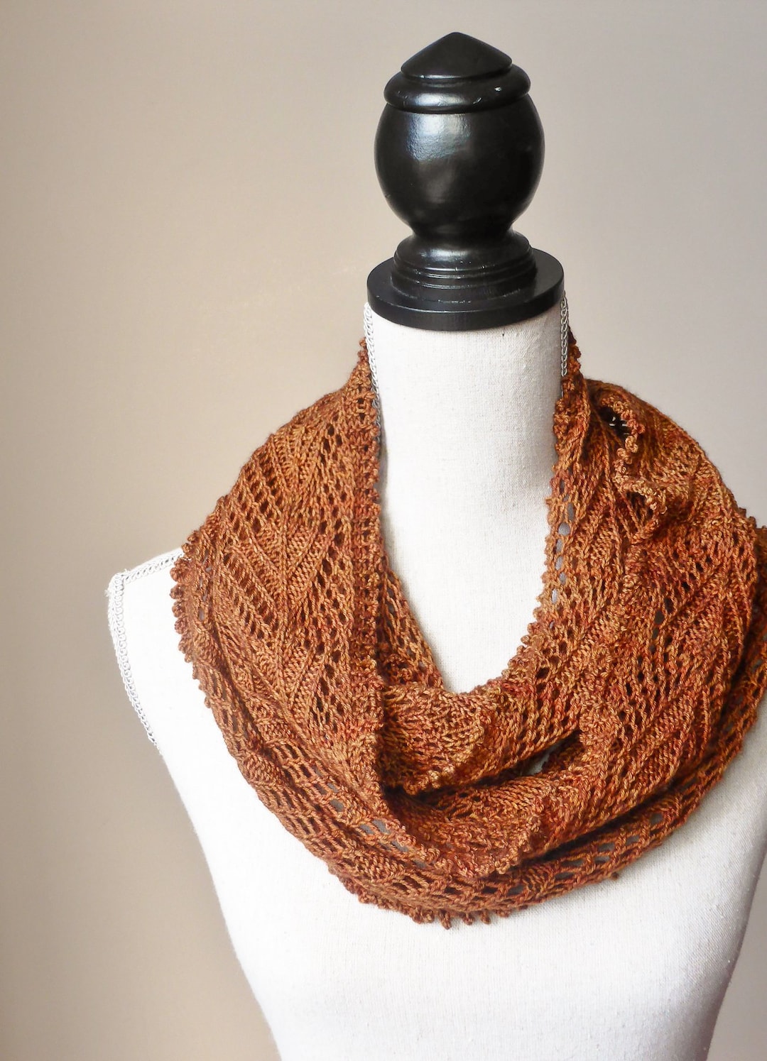 Luna Vine Cowl Knitting Pattern - Etsy