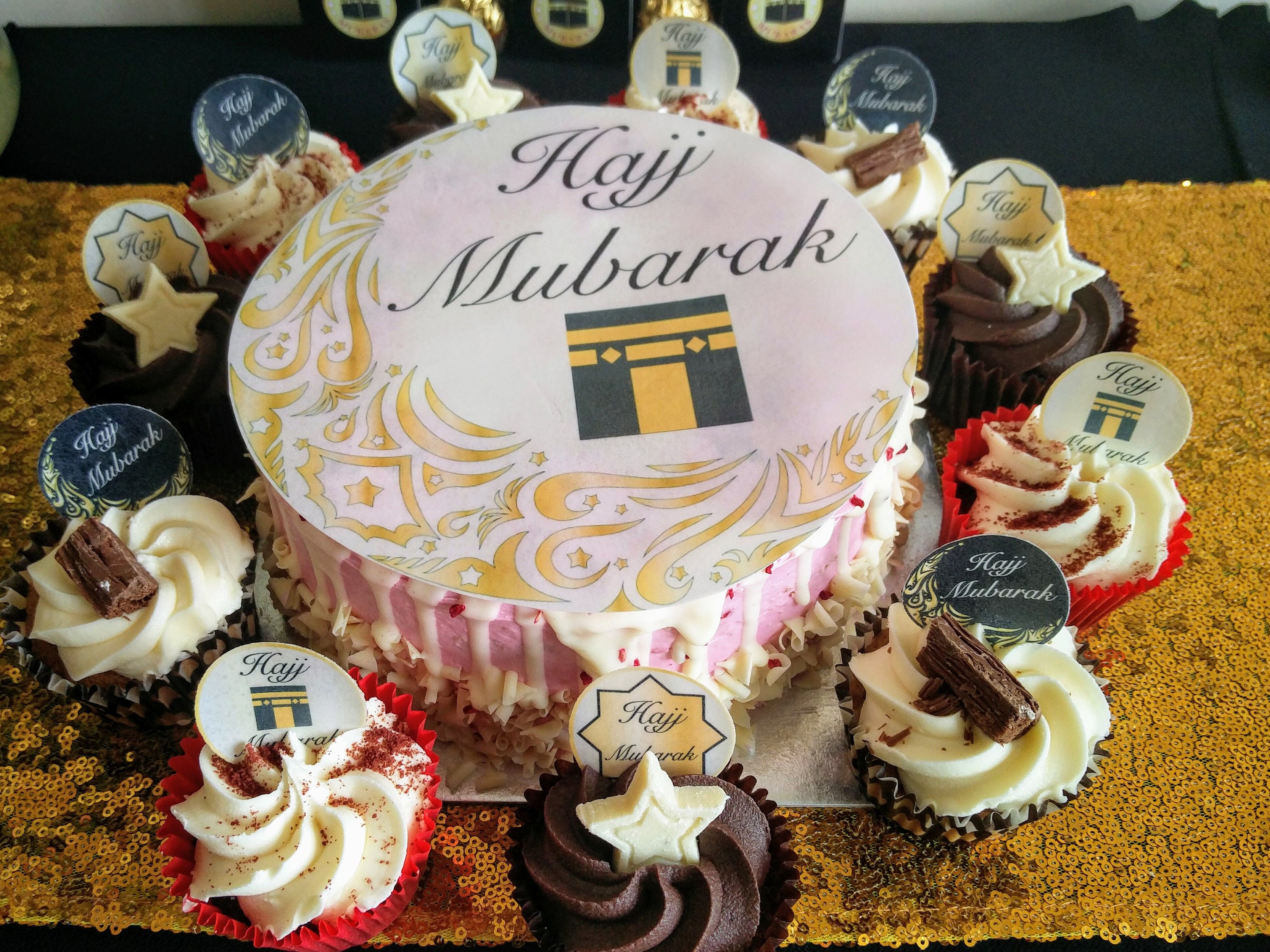 Hajj Mubarak Cupcake Toppers Hajj Cake Hajj Cake Toppers - Etsy UK