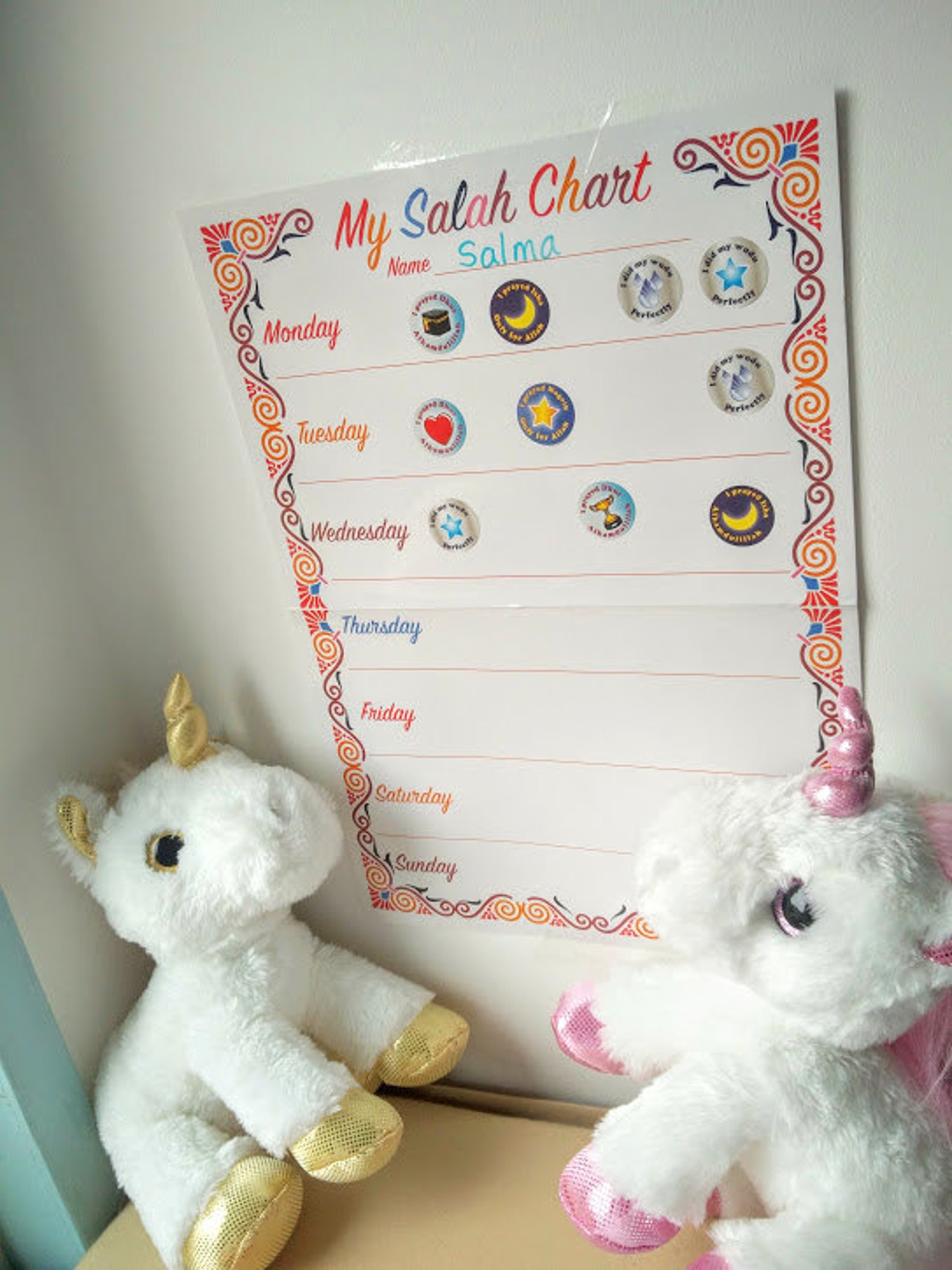 Salah Tracker Salah Chart Salah Prayer Chart Prayer | Etsy UK