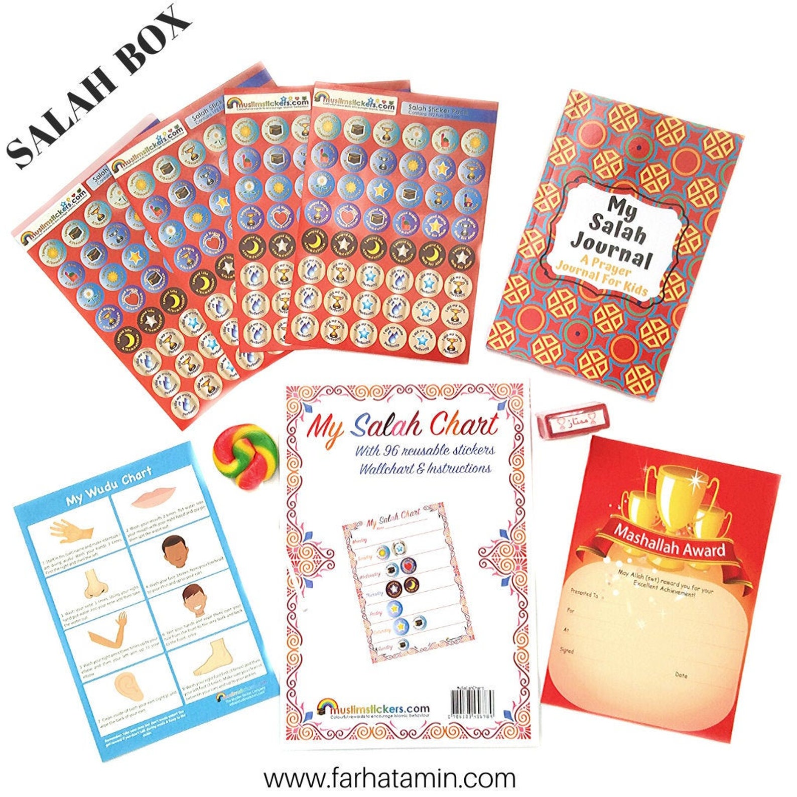 Eid Gift for Kids Salah Tracker Muslim Gifts Salah Chart | Etsy UK