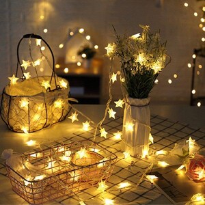 Star Fairy Lights| Festive Fairy Lights| Fairy Light| Star Lights ...