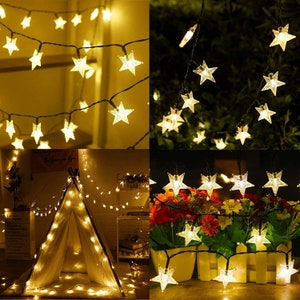 Star Fairy Lights| Festive Fairy Lights| Fairy Light| Star Lights ...
