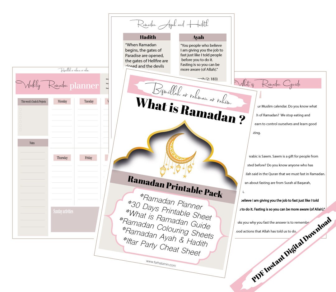 Ramadan Printables, Ramadan Arts & Crafts, Ramadan Colouring Pages ...