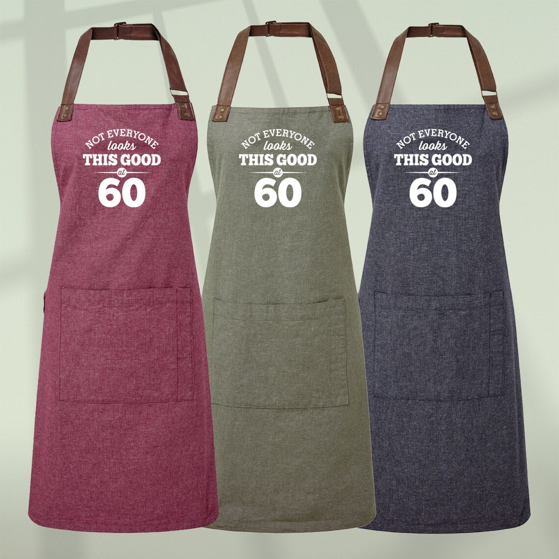 60th Birthday Apron Gift Funny Kitchen Apron Cooking Gift | Etsy