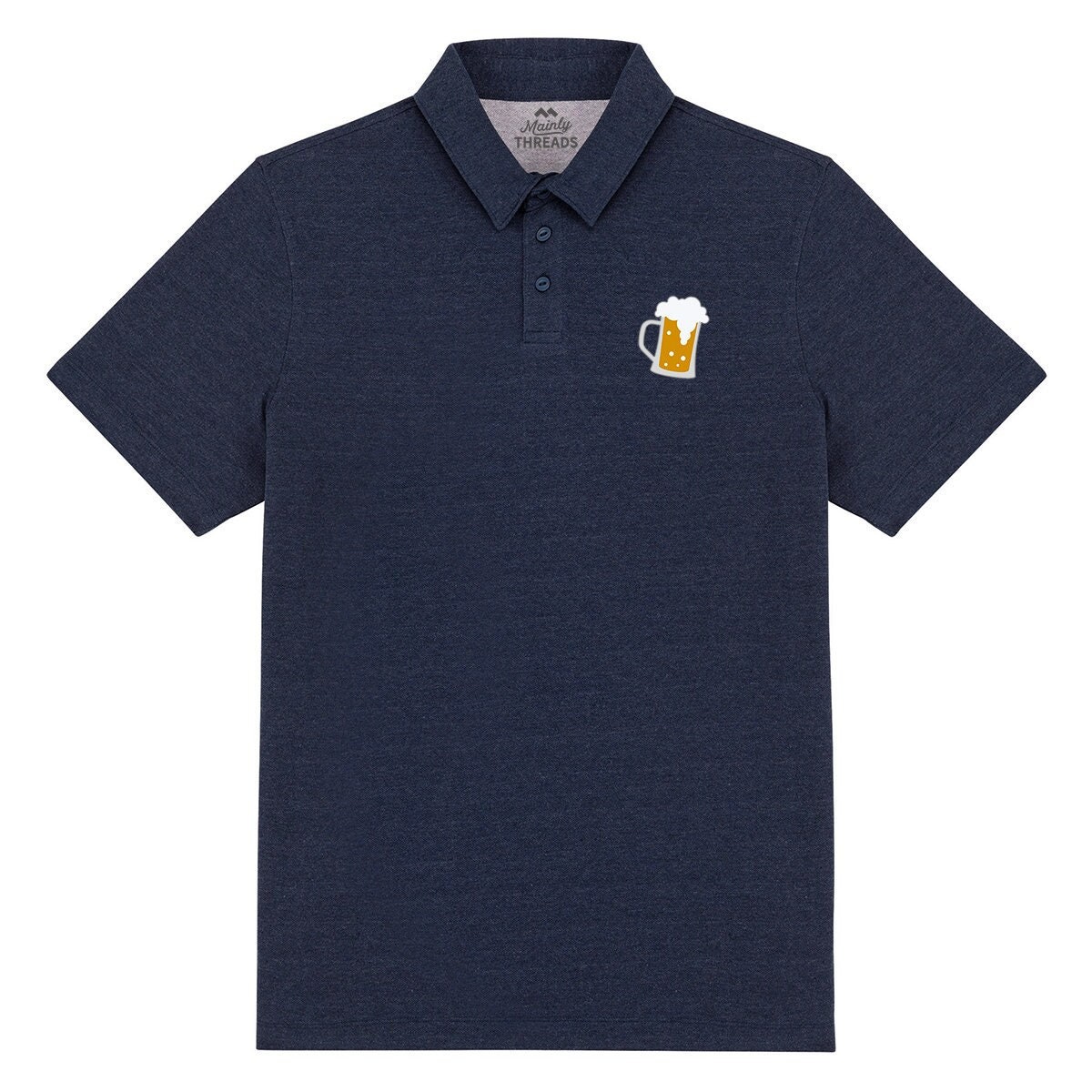 Mens Polo Shirt With Beer Drinking Design T-shirt Tshirt Tee - Etsy