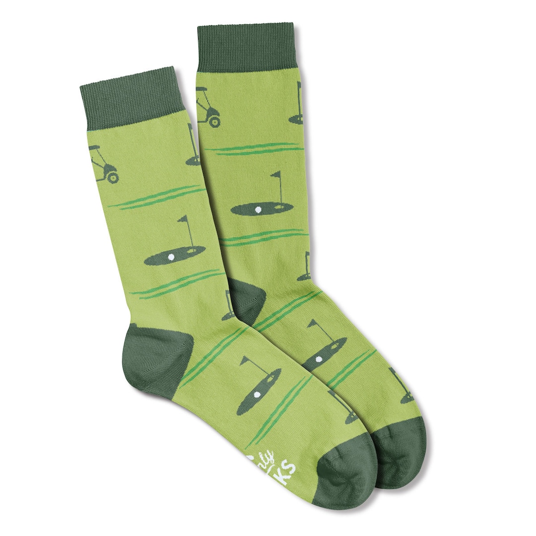 Men’s Socks With Funny Golf Golfing Design Pattern Cotton Novelty ...