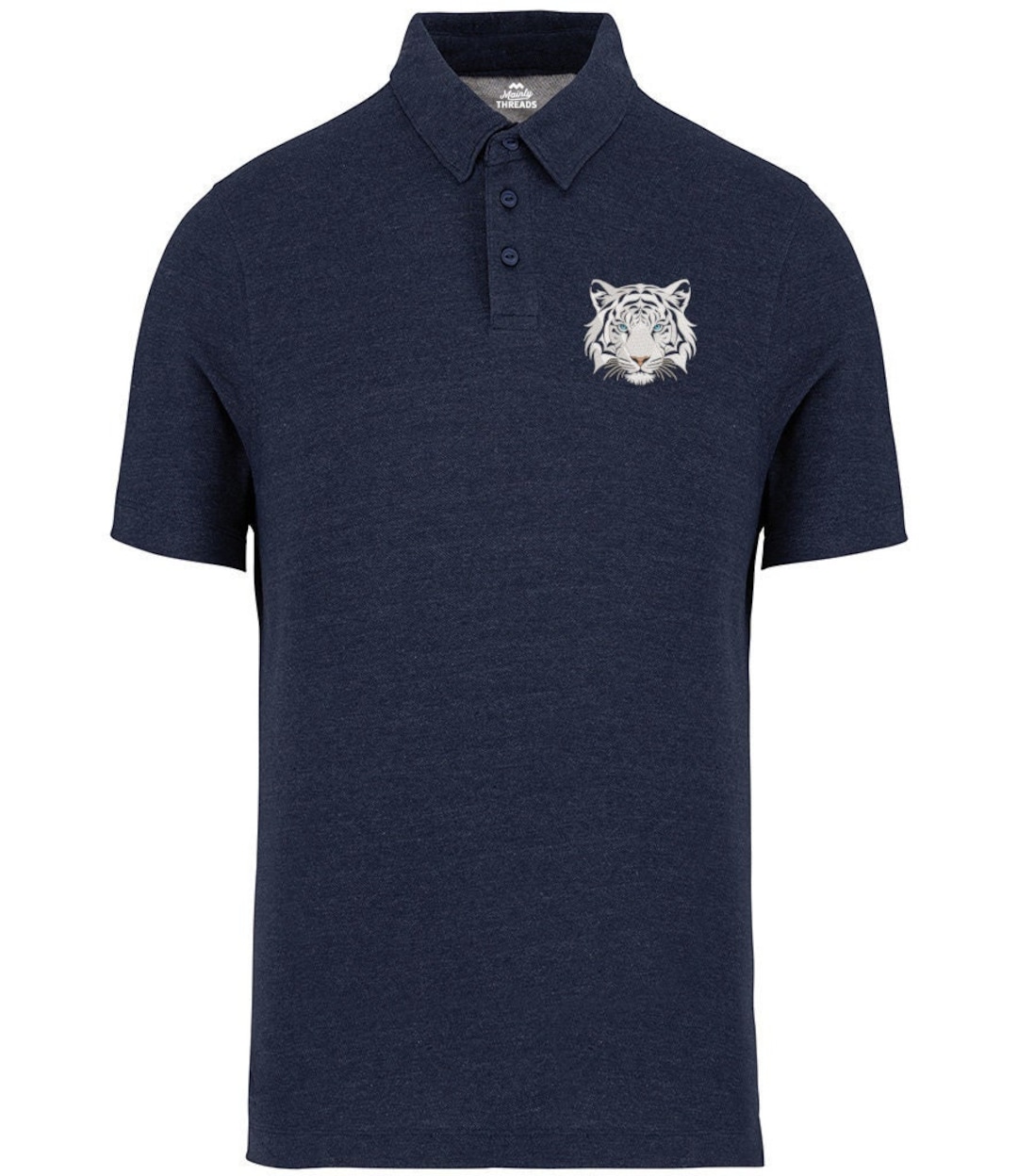 Men’s Embroidered Polo Shirt Tiger Design T-shirt Tshirt Tee Shirt ...