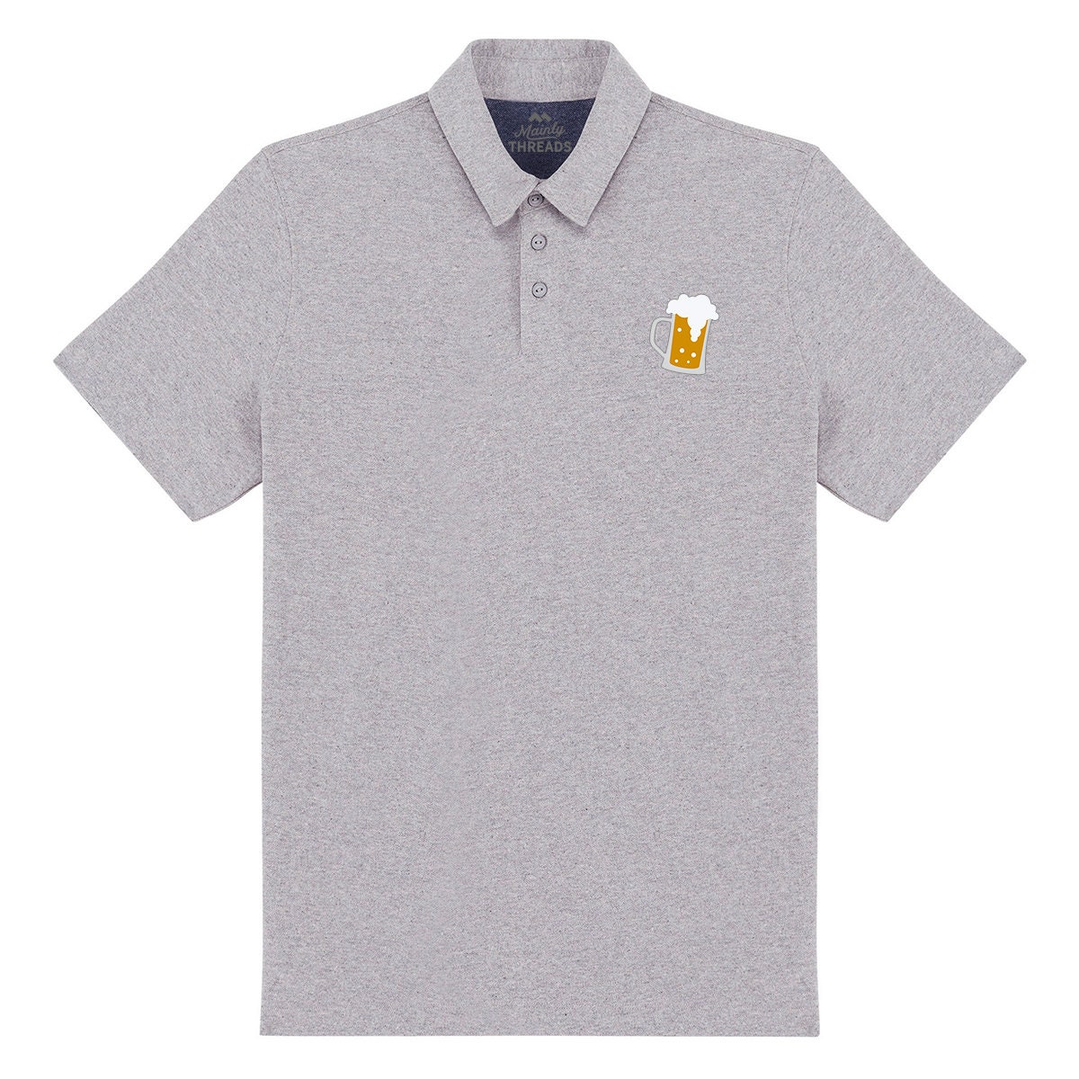 Mens Polo Shirt With Beer Drinking Design T-shirt Tshirt Tee - Etsy