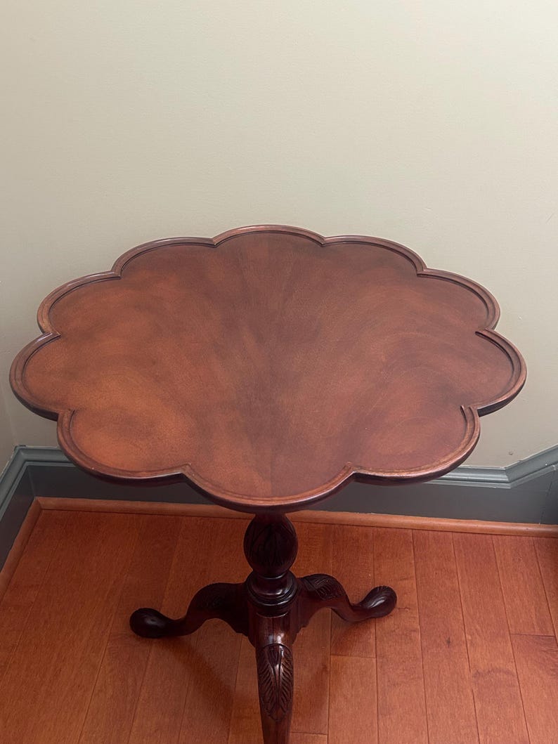 Baker Historic Charleston Collection Mahogany Piecrust Tilt-top Table ...