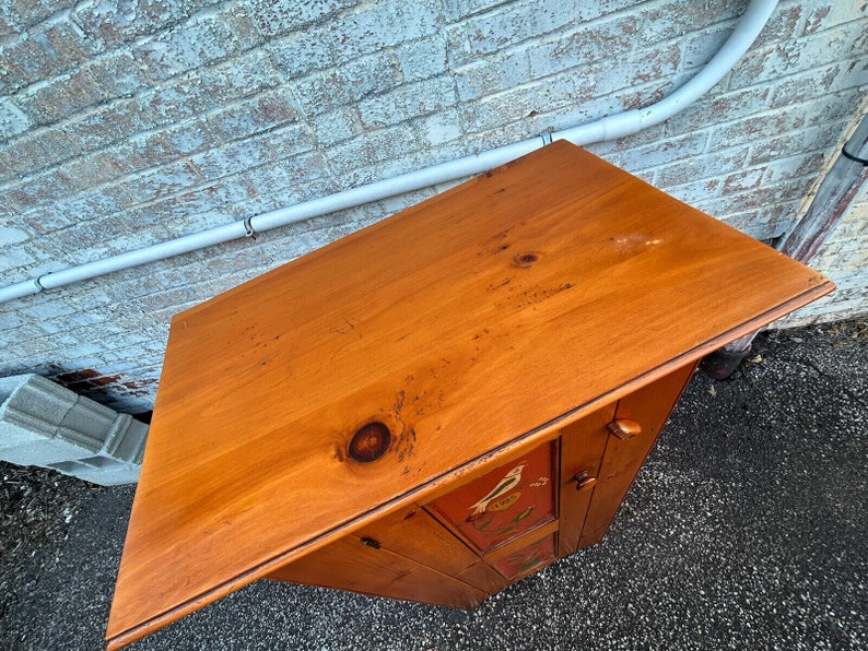 Bucks County Cabinet Made Stephen Von Hohen Style Pine Painted Cupboard ...