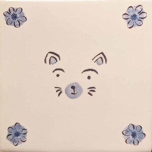 Small Handmade Transfer Tiles With Cats and Dogs - Etsy