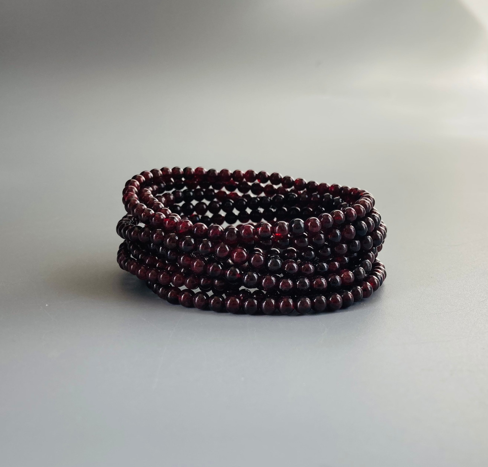 Garnet Small Bead Bracelet - Etsy