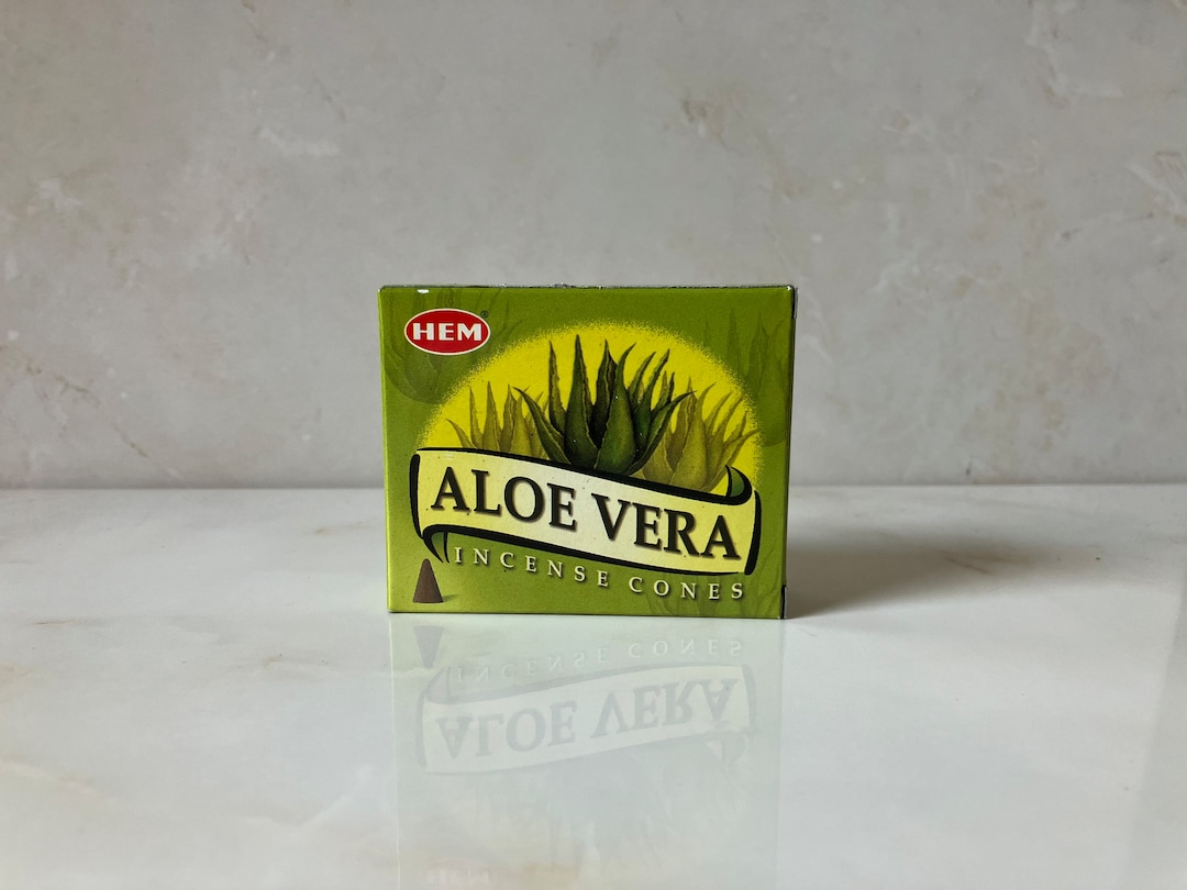 Hem Aloe Vera Cone Incense, 10 Cone Box - Etsy