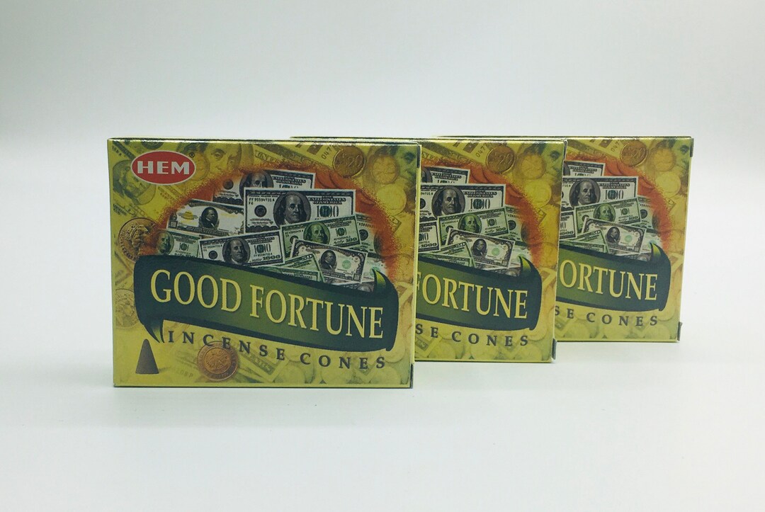 Hem Good Fortune Incense Cones, 10 Cone Box - Etsy