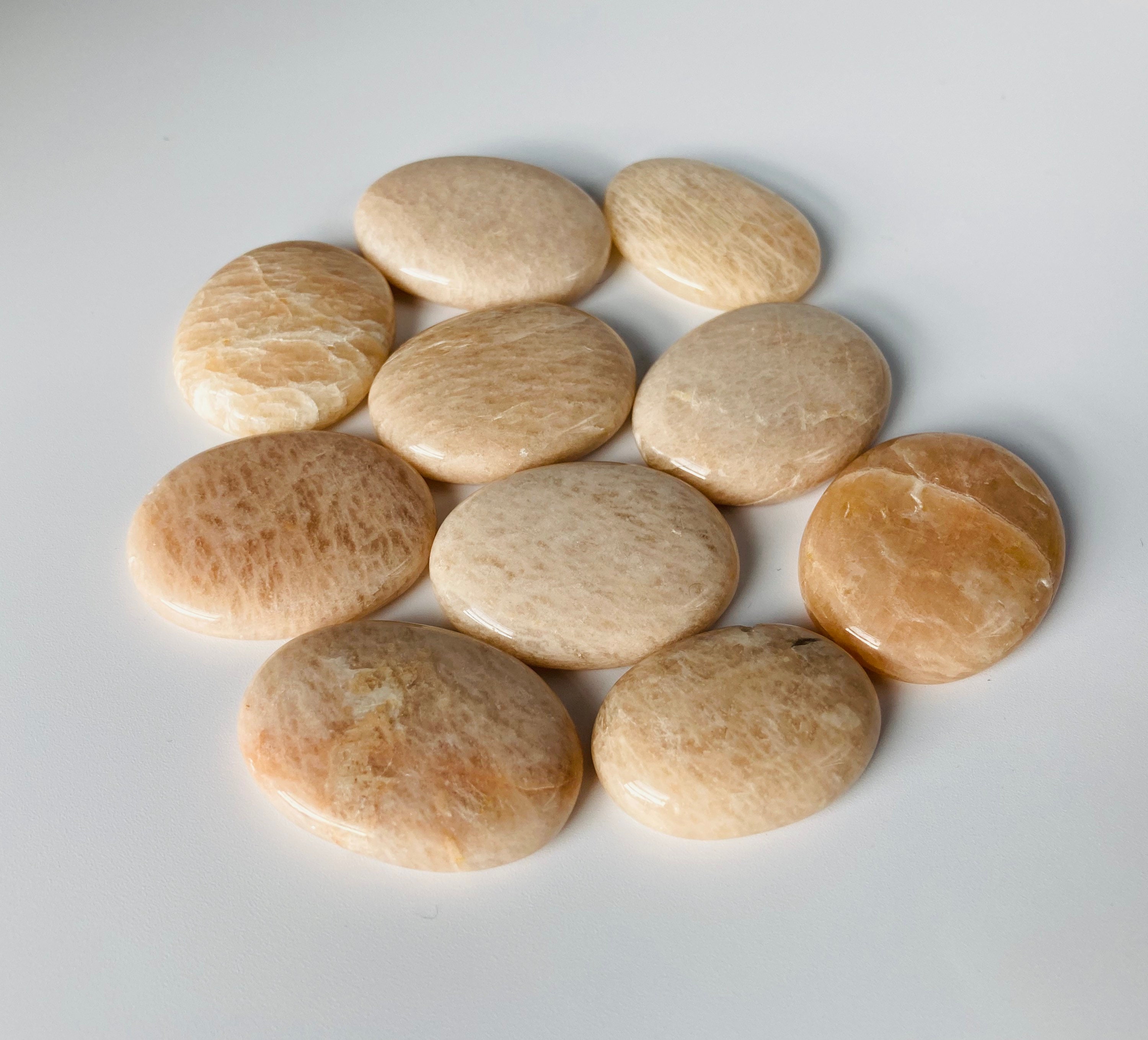 Moonstone Worry Stone - Etsy