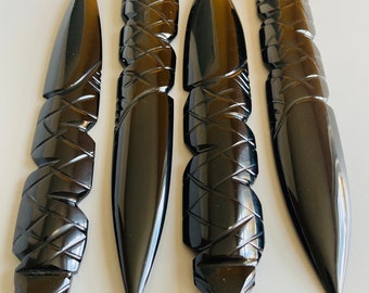 Obsidian Dagger | Etsy
