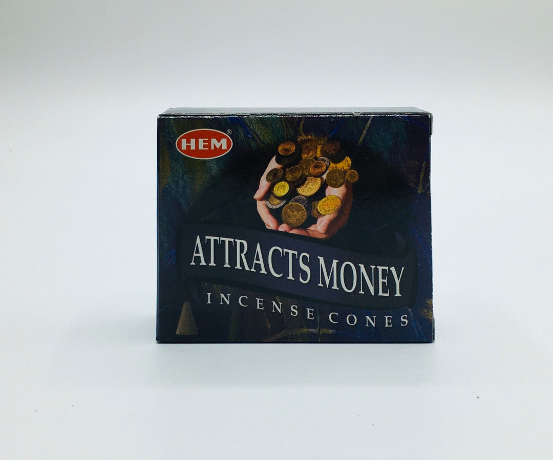 Hem Attract Money Cone Incense, 10 Cone Box - Etsy