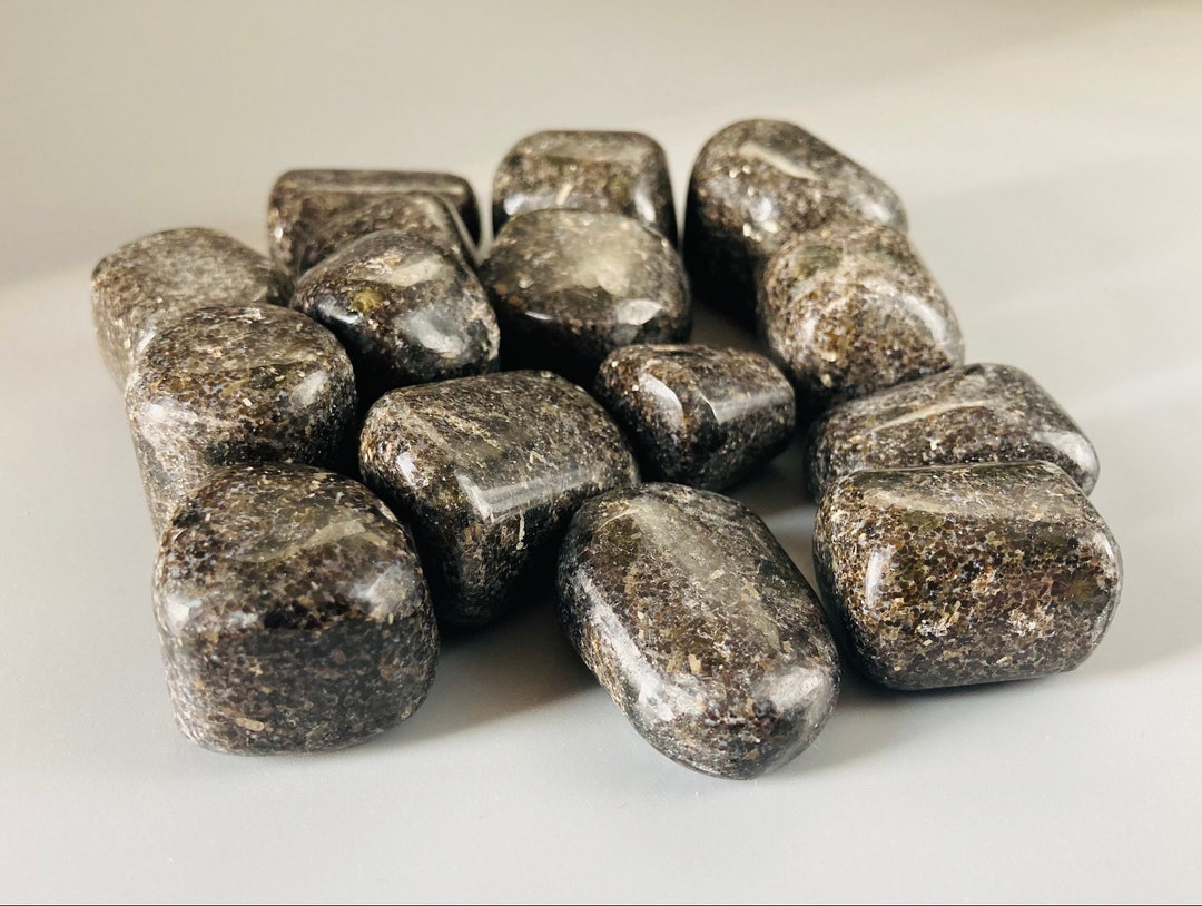 Coppernite Tumbled Stone, Indian Nuumite, (.5-1.5 Inch) - Etsy